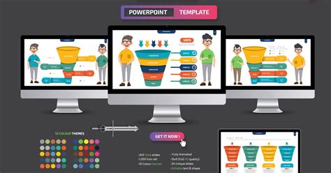 Шаблоны презентаций Powerpoint для бизнеса Шаблоны презентаций Включая бизнес и воронка