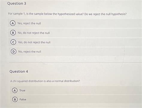 Solved Whats The Upper Tailed Test Statistic For Sample 2