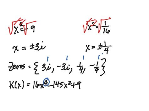 zeros of polynomials and their multiplicities math algebra