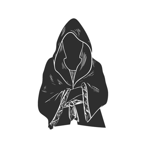 How To Draw A Cloaked Figure