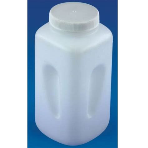 United Scientific 4000 Ml Bottle Square Wide Mouth Pp 33511