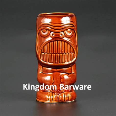 하와이 티키 머그잔 칵테일 컵 맥주 음료 머그잔 와인 머그잔 세라믹 티키 머그잔ceramic Tagceramic Mug