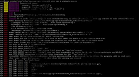 cannot install library · issue 796 · pedroslopez whatsapp web js · github