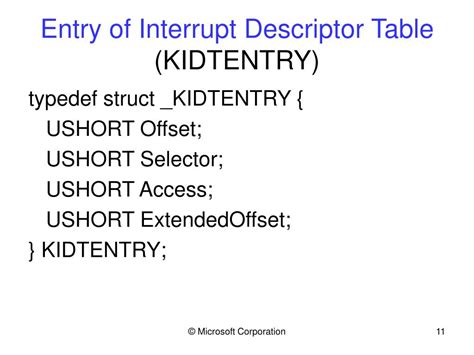 ppt windows kernel internals traps interrupts exceptions powerpoint