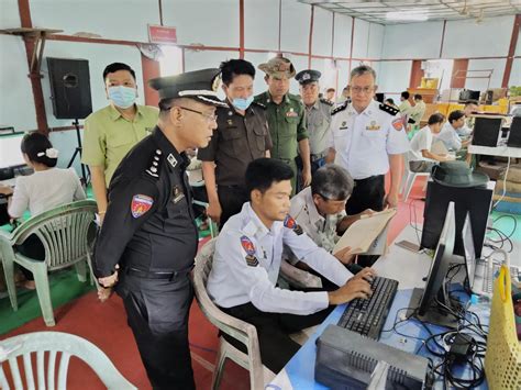 နတ်မောက်မြို့နယ်၌ E Id စနစ် Excel Format ဖြင့် နိုင် ၄ မှတ်တမ်းများ စိစစ်ဖြည့်သွင်းခြင်းနှင့