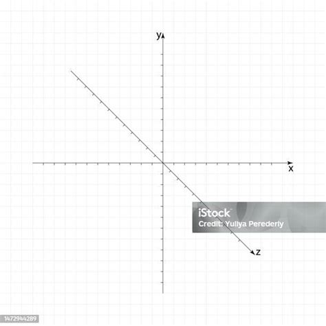 Cartesian 3d Coordinate System Xyz Stock Illustration Download Image