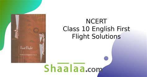 Ncert Solutions For English First Flight Class 10 Chapter 72 The Trees Latest Edition