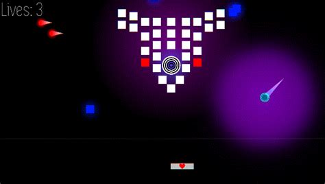 Spaceship Level For My Bullet Hell Brick Breaker Game Runity2d