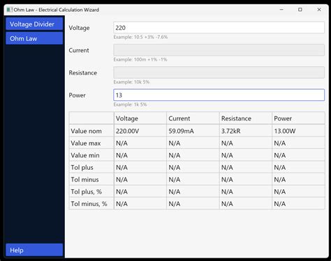 GitHub Zvladimir Ecw Electrical Calculations Wizard