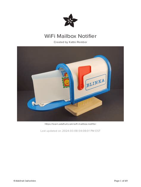 Fillable Online An Esp32 Based Mailbox Sensor For Home Assistant Fax Email Print Pdffiller