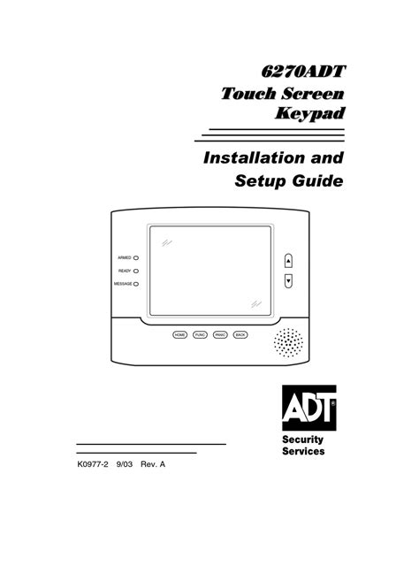ADT ADT INSTALLATION AND SETUP GUDE Pdf Download ManualsLib