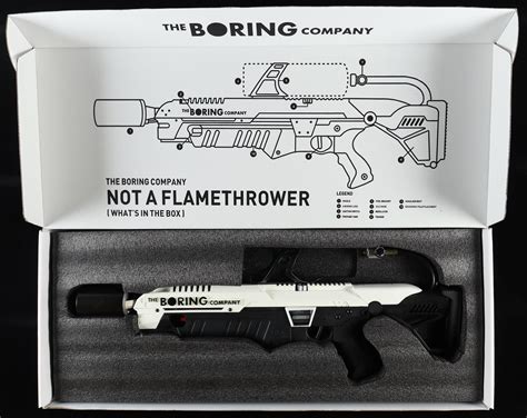 The Boring Company Not A Flamethrower With Original Box And Manual