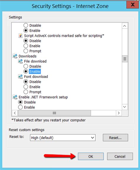 Your Current Settings Do Not Allow File To Be Downloaded