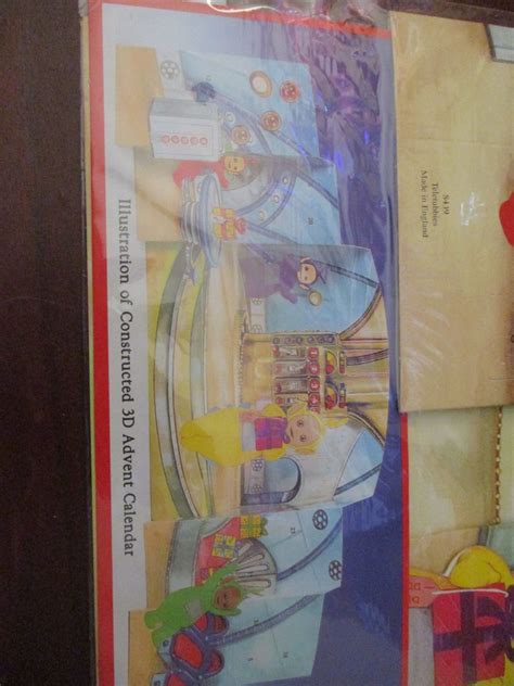 Teletubbies Advent Calendar In Original Pack 1996 Etsy