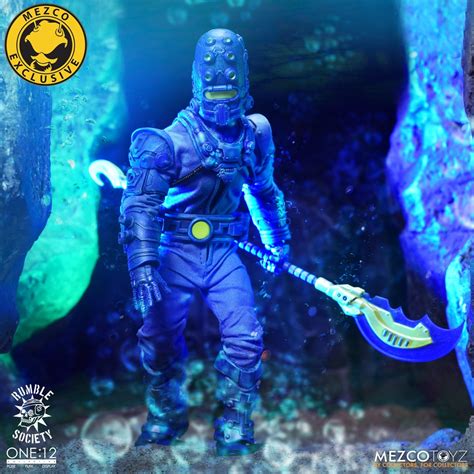 Mezco One12 Collective Rumble Society Baron Bends And The Aquaticons