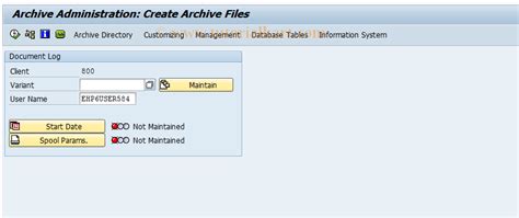 MF A SAP Tcode Document Archiving