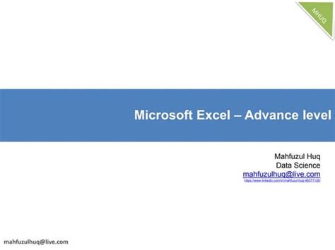 Microsoft Excel 2016 Basics Course Contents