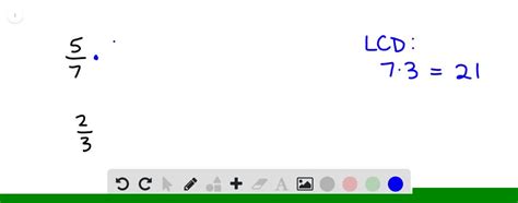 Solved Find The Least Common Denominator Lcd Of Each Pair Of
