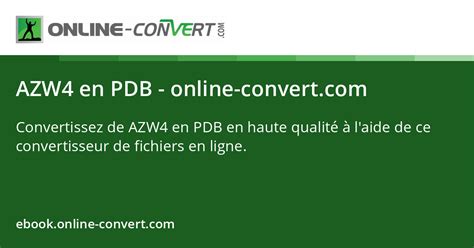 Azw4 En Pdb Online