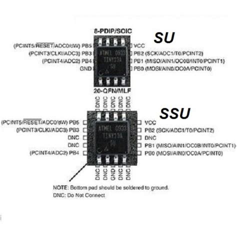 ای سی میکرو ATTINY A SSU SMD SO