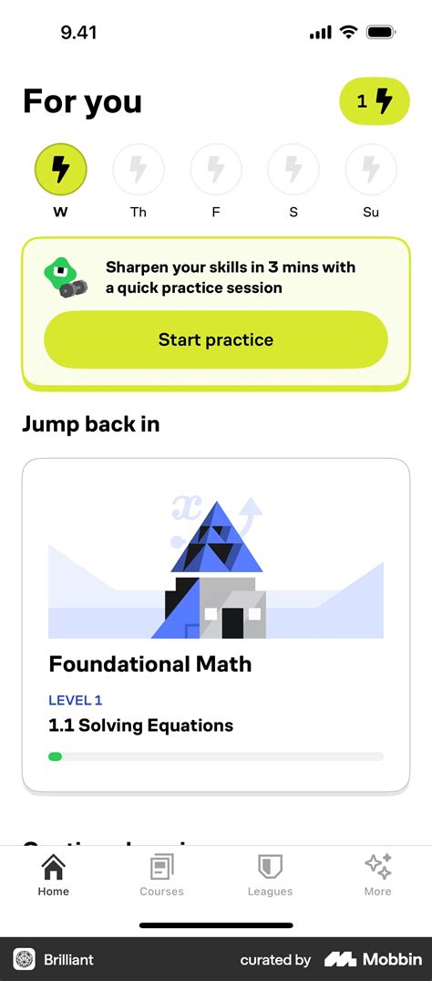 explore the best mobile app designs on mobbin