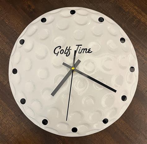 Golf Ball Clock Etsy