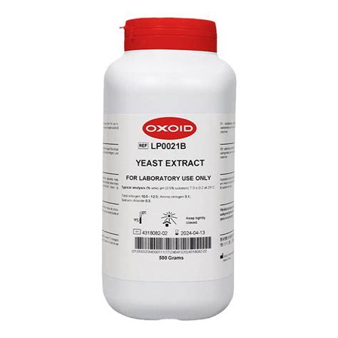 Oxoid Lp0021b Yeast Extract 500g 酵母提取物 酵母粉 酵母浸粉