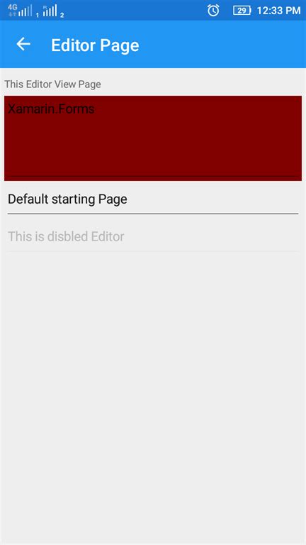 xamarin forms text app
