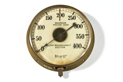 Musgraves Pressure Gauge Bourdon Type Science Museum Group Collection
