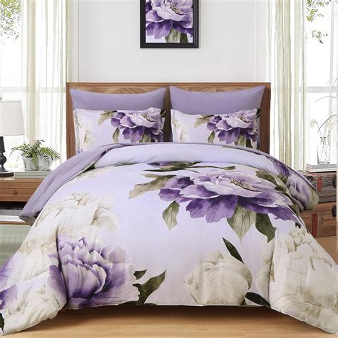 Ensemble De Literie Violet Pour Grand Lit De 7 Pièces Dobuyly Avec