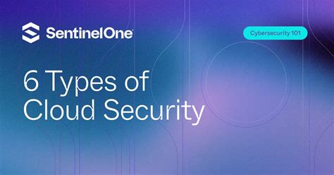 6 Types Of Cloud Security SentinelOne