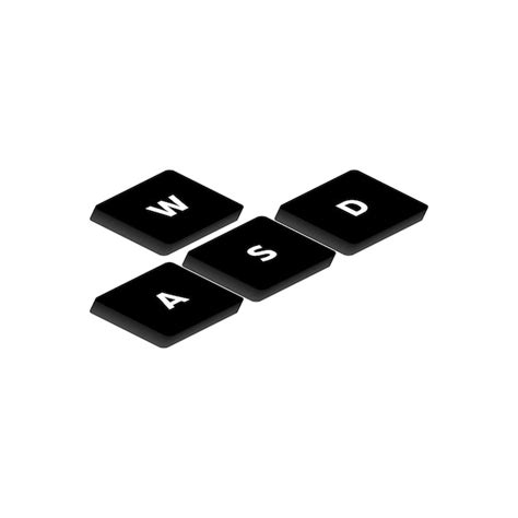 Premium Vector 3d Keyboard Buttons Wasd Computer Cybersport Gaming