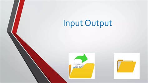Input Output PPT