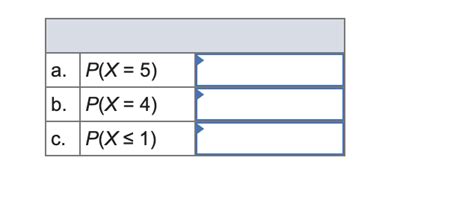 solved let x represent a binomial random variable with n