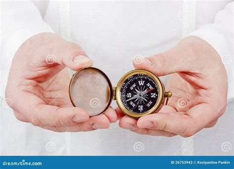 Old Compass Stock Image Image Of Caucasian Lost Future 26753943