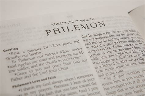 The Gospel According To Pauls Letter To Philemon