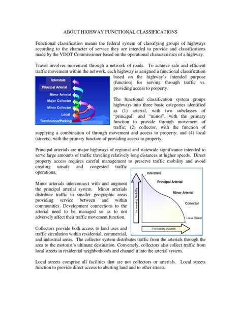 About Highway Functional Classifications Pdf Highway Traffic