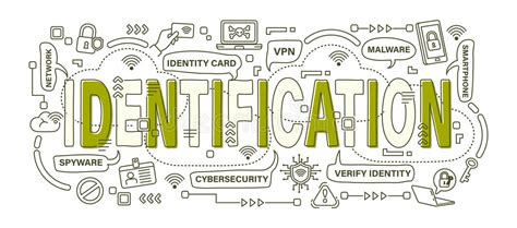 Identification Cybersecurity Stock Illustrations 2366 Identification