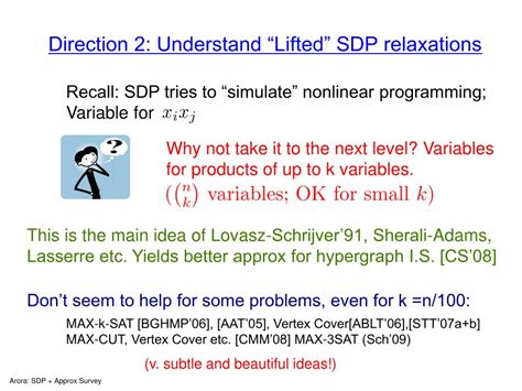 Ppt Semidefinite Programming And Approximation Algorithms For Np Hard