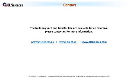 Guard Column In Gas Chromatography Pptx