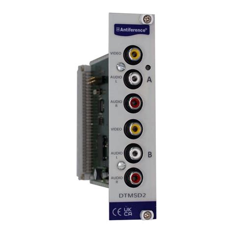 Twin Sd Encoder Input Module 2 Cvbs Inputs Antiference