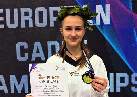 Sara Rogin Osvojila Broncu Na Kadetskom Taekwondo Ep Prigorski Hr