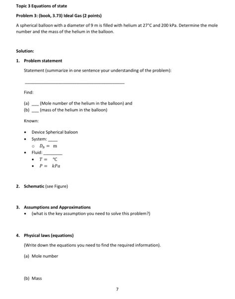 Solved Topic 4 Compressibility Factor Problem 3 Book