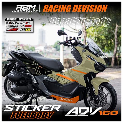 Jual Stiker Decal Full Body Adv 160 Sticker Decal Honda Adv 160 Gradasi