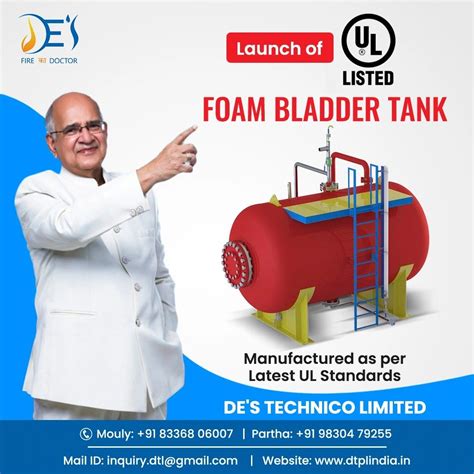 Md Ramiz Khan On Linkedin Introducing The Latest Innovation From Dtl The Ul Listed Bladder Tank