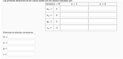 Solved Use Matlab Please Use The Gauss Seidel Method To