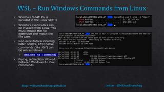 WSL Windows SubSytem For Linux PPTX Operating Systems Computer Software And Applications