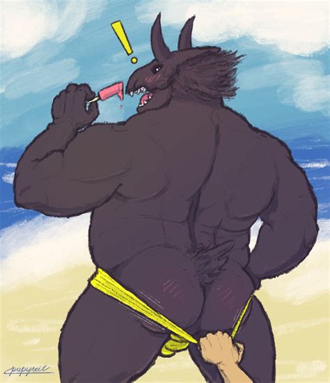 Rule 34 Anthro Ass Balls Outline Beach Beak Belly Big Butt Blush