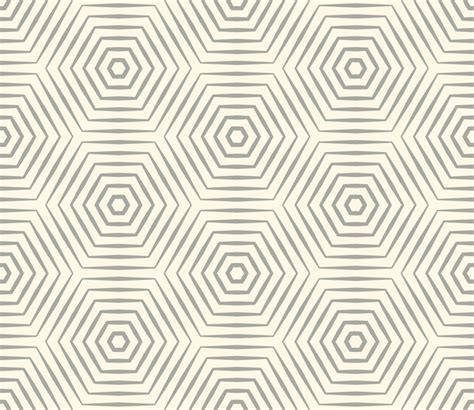 Premium Vector Halftone Linear Hexagon Seamless Pattern Optical Illusion Geometric Background