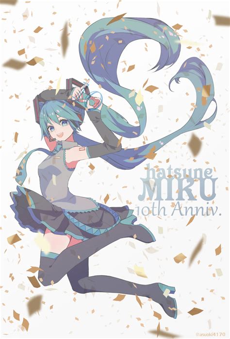 Hatsune Miku Vocaloid Drawn By Asu Oki Danbooru